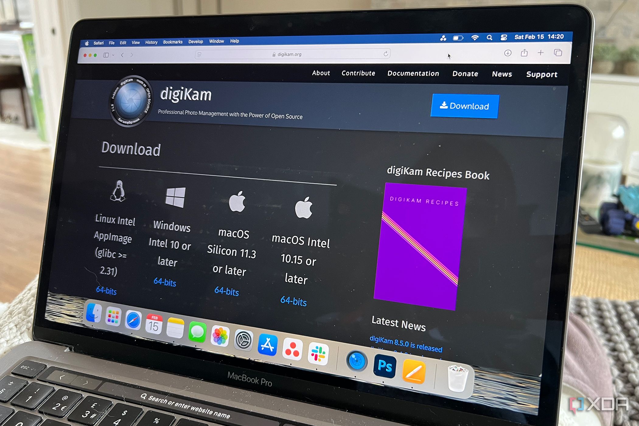 DigiKam is the best free and open-source local photos manager, and it's not even close