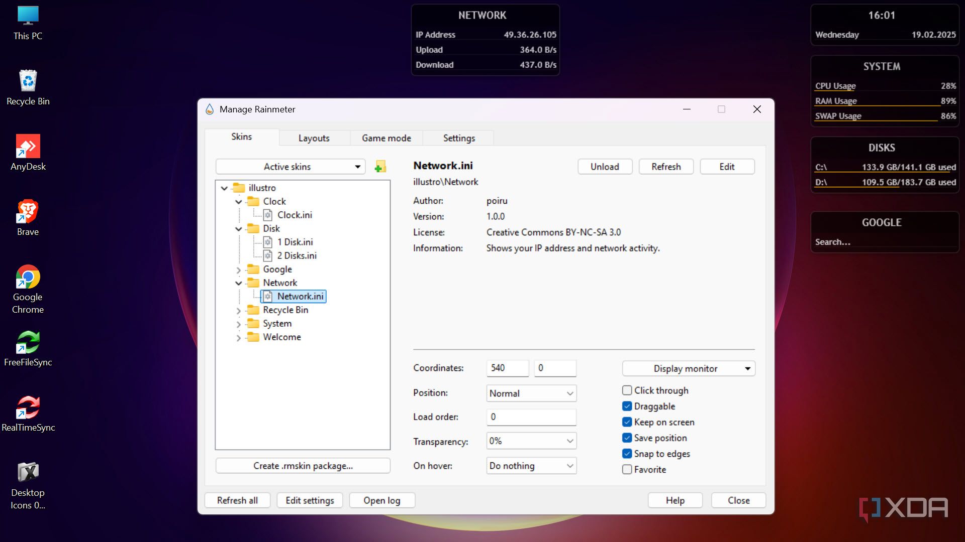 What39s On Your Desktop Rainmeter Allows You To Display Make Your PC