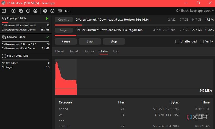 Teracopy Copies Your Files Securely And And At Faster Speeds Compared To The Default Copier On