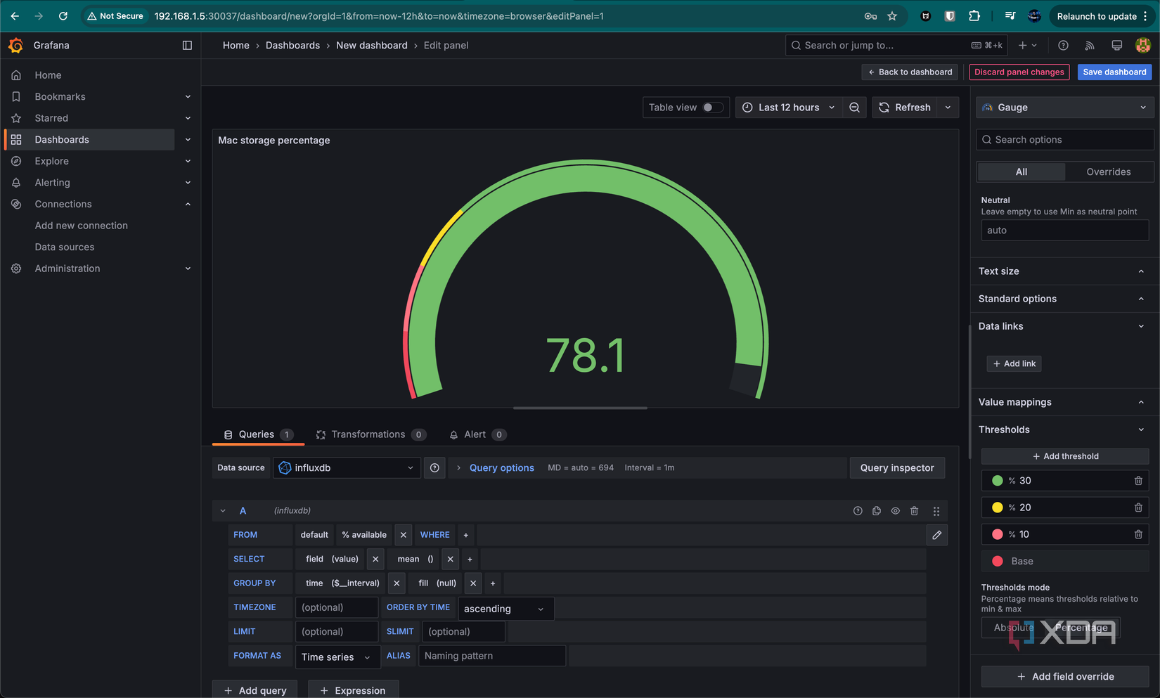 I monitor my smart home with Grafana and InfluxDB, and it's by far the best way to do it