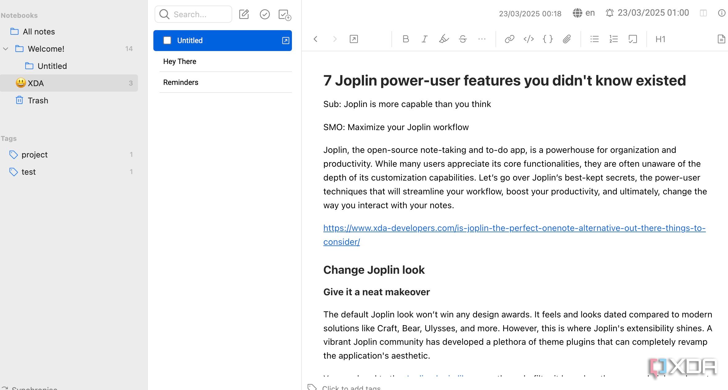 7 Joplin power-user features you didn't know existed