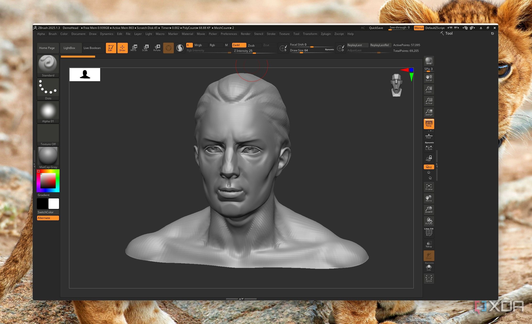 Sculpting Software With Each New Sculpture, The Work Goes Faster And