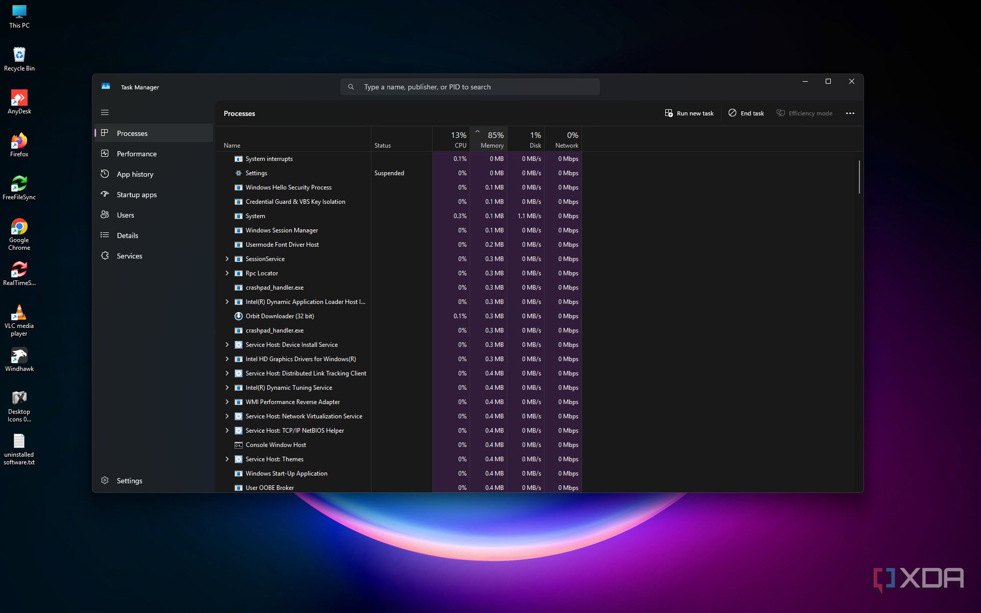 Outlook may be impacting your PC's performance
