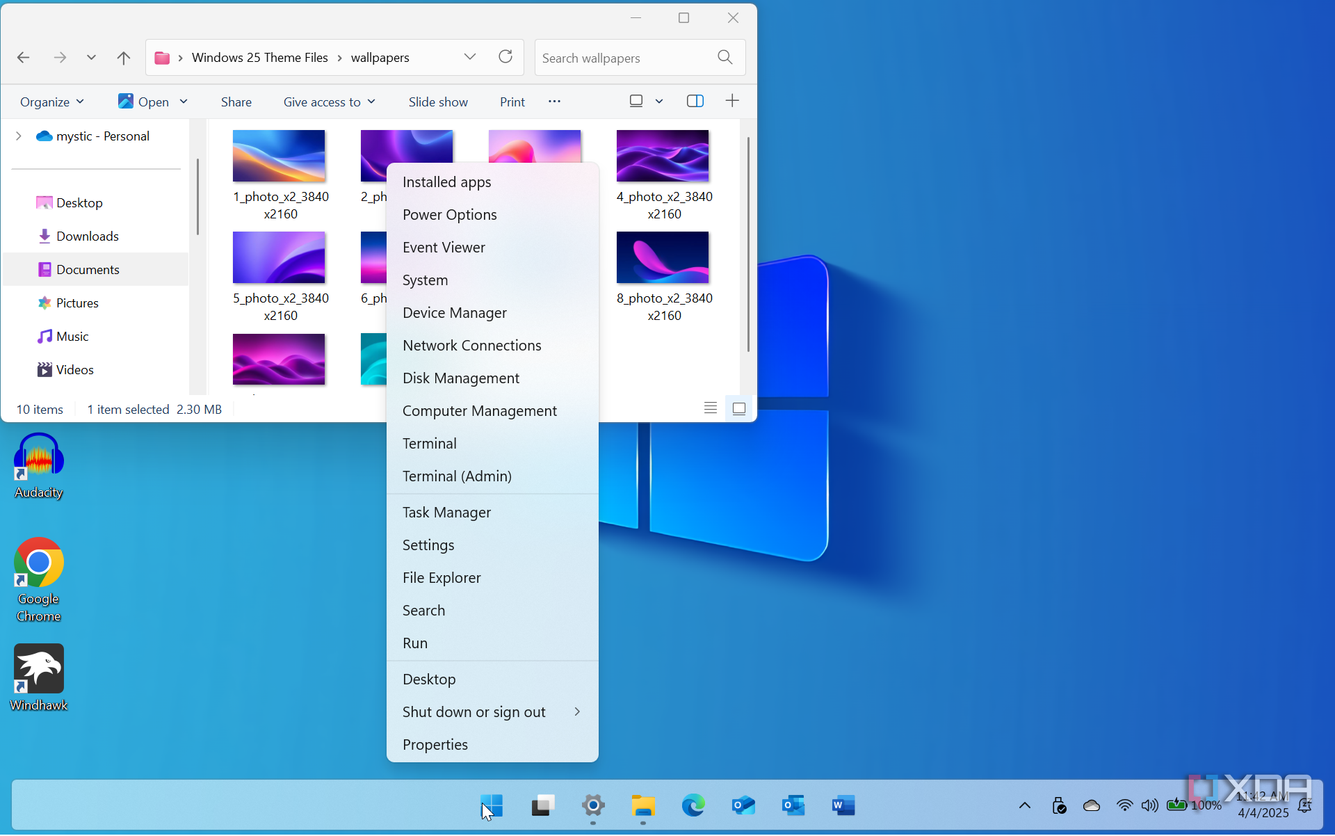 Windows 25 is a mod for Windows 11 that makes everything so much better