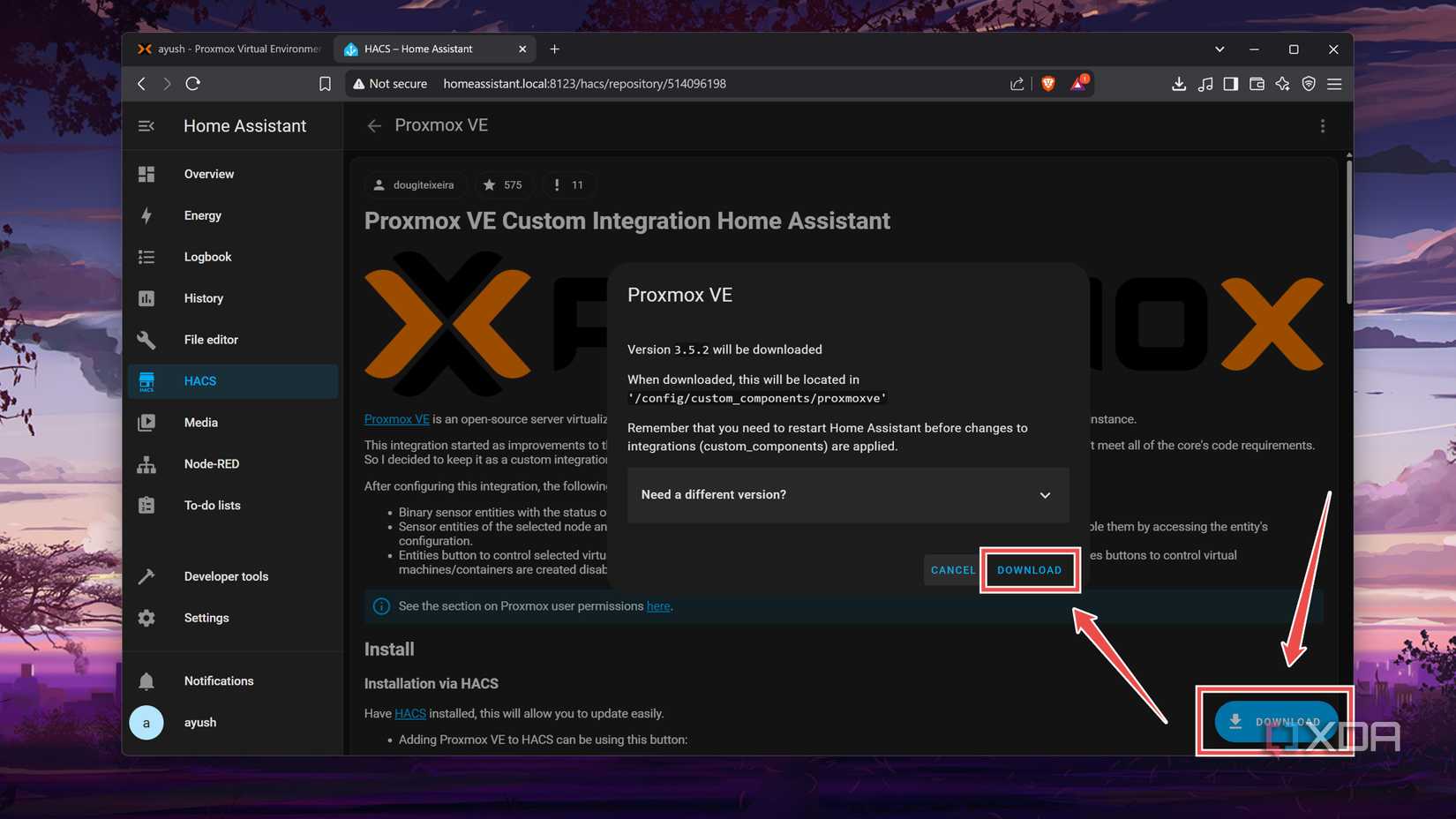 I control my Proxmox home lab from Home Assistant, here's how