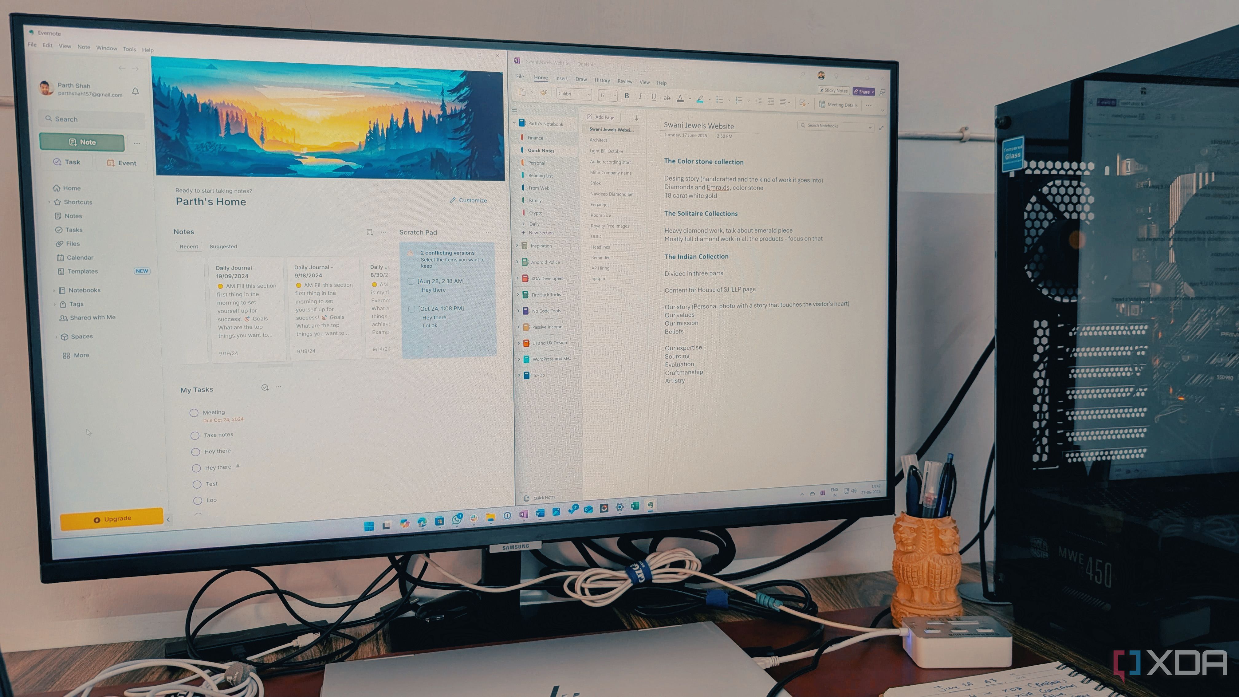 I tried OneNote and Evernote side-by-side for a month and here's my verdict