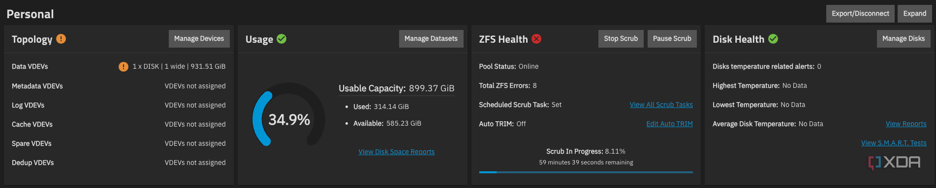 Here's how I fixed my TrueNAS disk errors by properly doing HDD passthrough in Proxmox