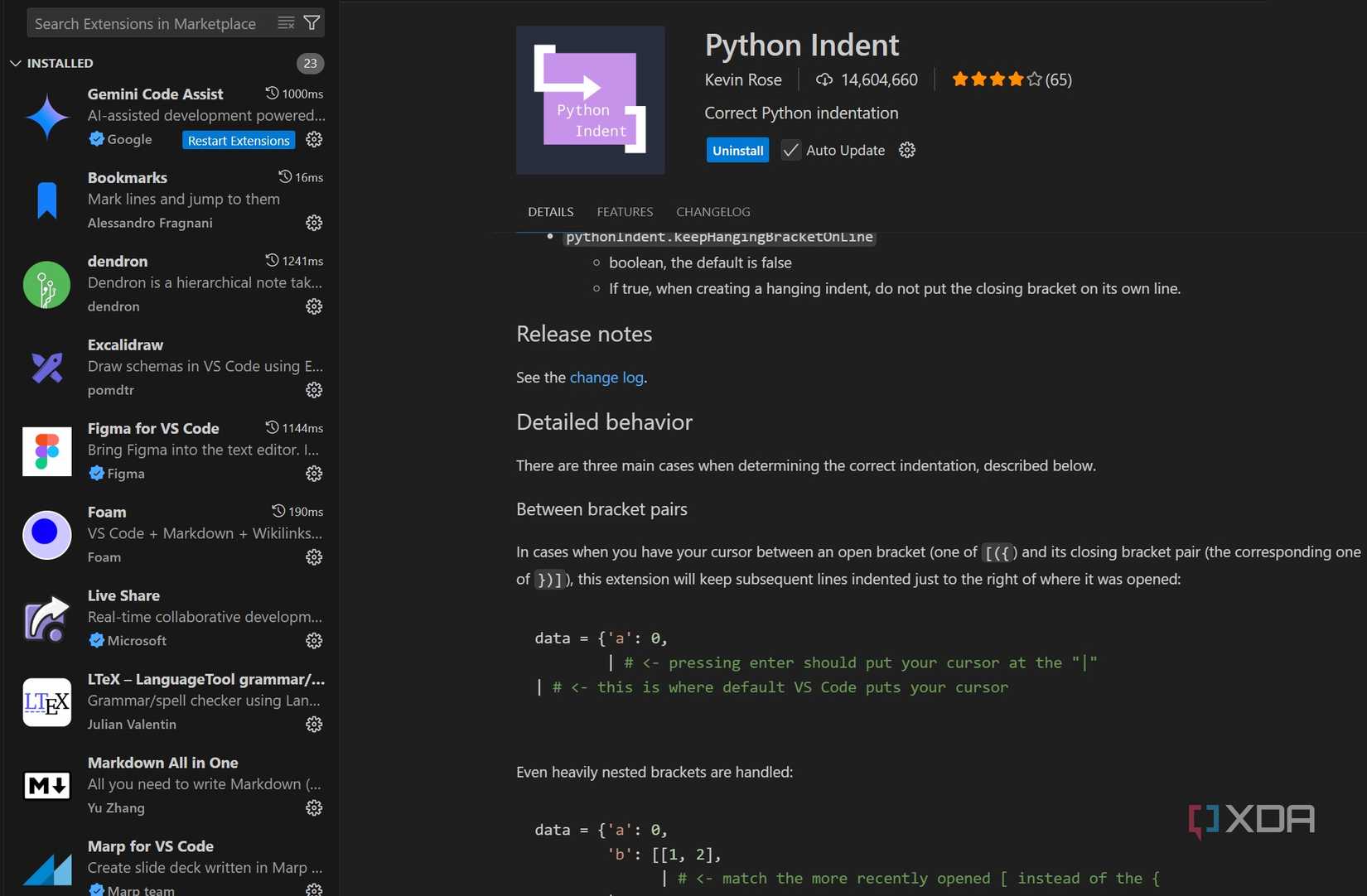 I use these VS Code extensions to make coding in Python easier