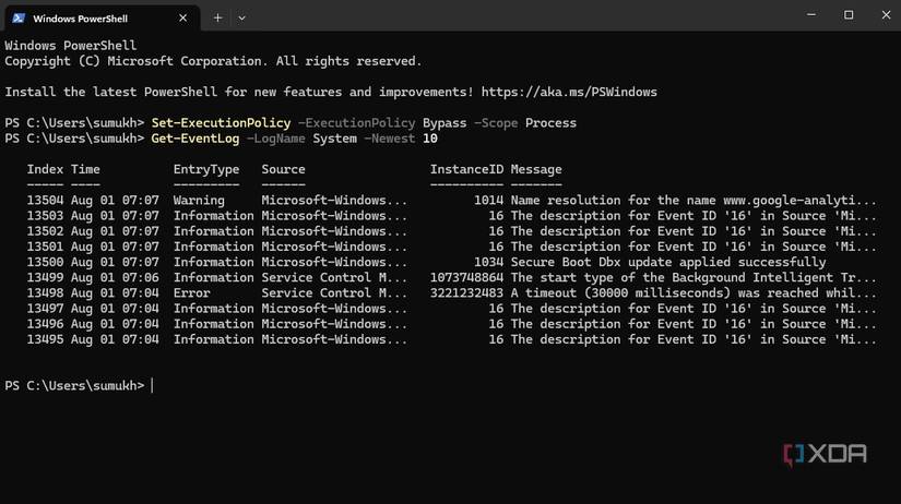 5 Windows PowerShell commands every power user should know